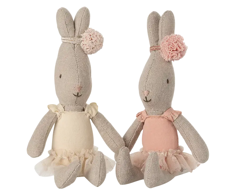 Maileg - Hare, Mikro med balletdragt og tylskørt - Fås i to farver ...